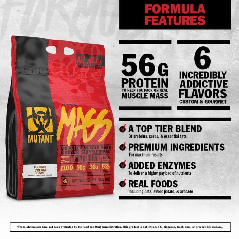 Buy Original Mutant Muscle Mass Gainer - Beast Nutrition