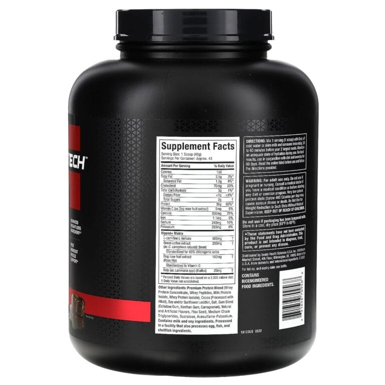 Buy Original MuscleTech NitroTech Ripped Protein 4lbs - Beast Nutrition